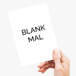 Flyer A5 - Blank mal